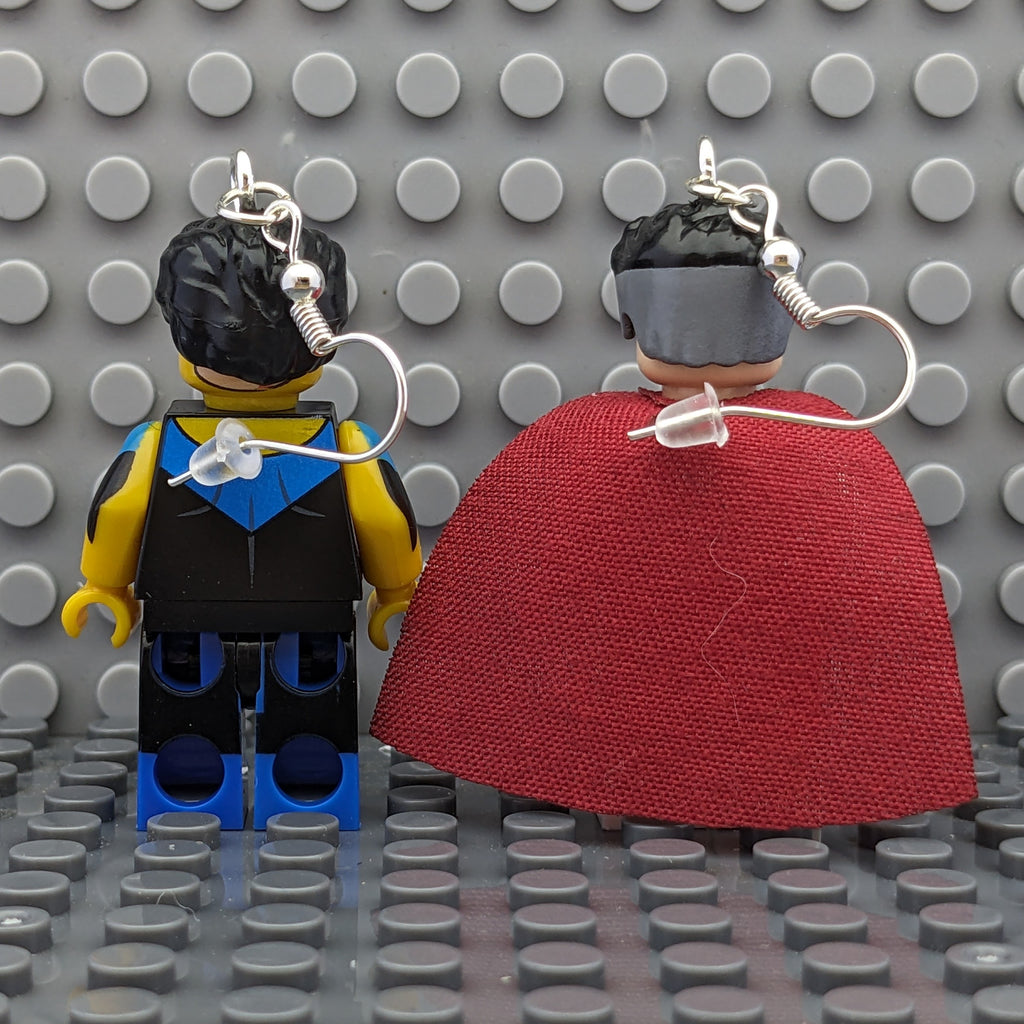 Invincible and Omni Man Brick MiniFigure Earrings – House Of HaHa